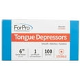 "ForPro Professional Dental Tongue Depressors, Sterile & Individually ...