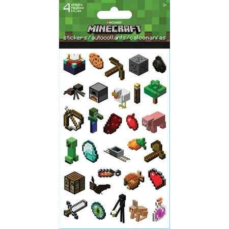 Standard Stickers 4 sheet - Minecraft - Stationery New st4117 - Walmart.ca