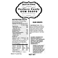Zachary Huge Sweet Gum Drops Old Fashioned Fruit Jelly Gummy Candy 1 Pound Bag