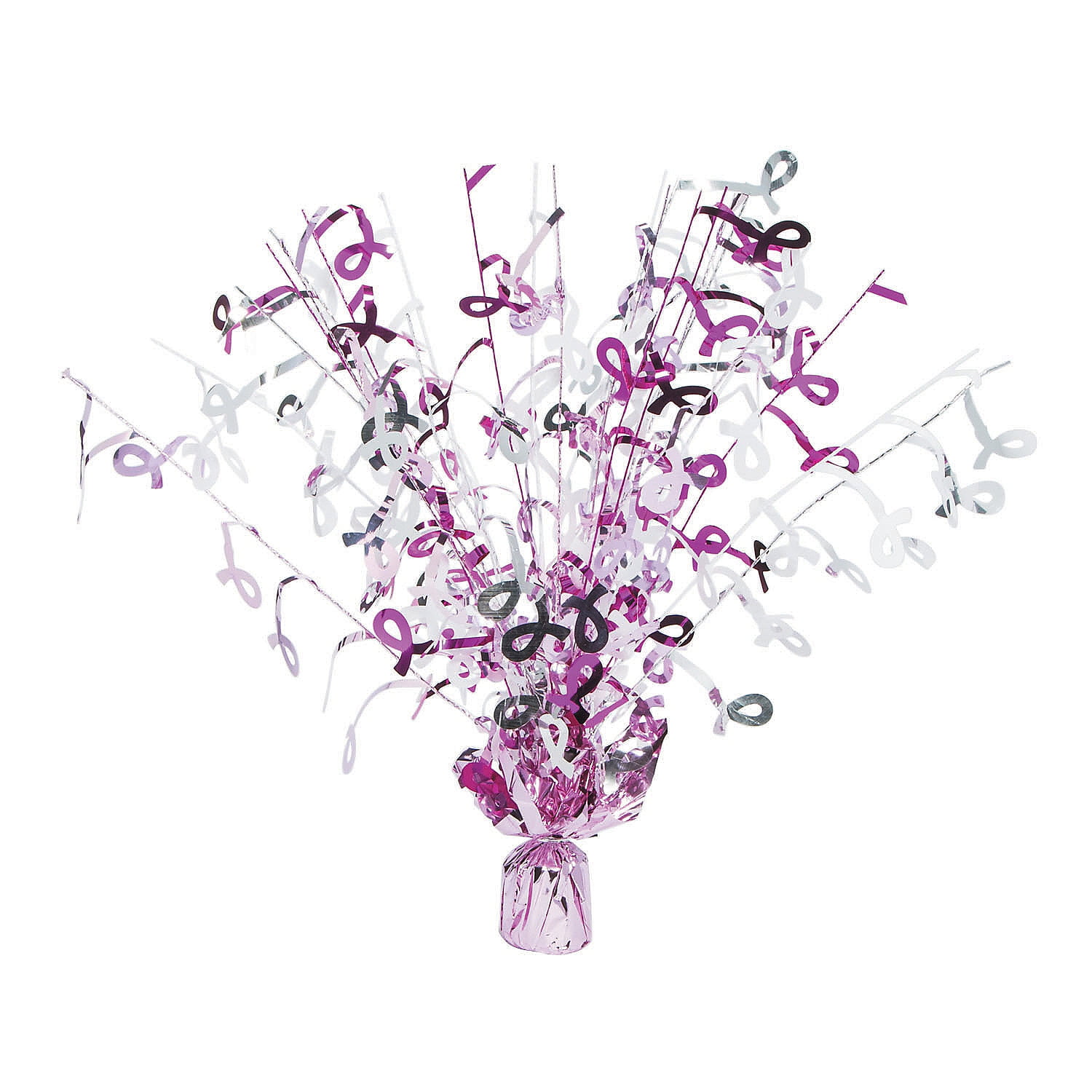 Pink Ribbon Centerpiece - Party Decor - 1 Piece - Walmart.com