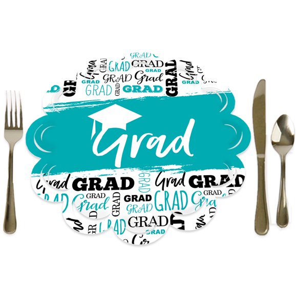 Teal Graduation Decorations