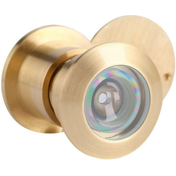 Solid Brass 220-Degree Large Door Viewer Security Peek Peephole for ...