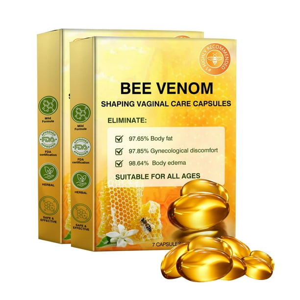 Bee Capsules, Instant Itching Stopper & Slimming, Capsules For Women ...
