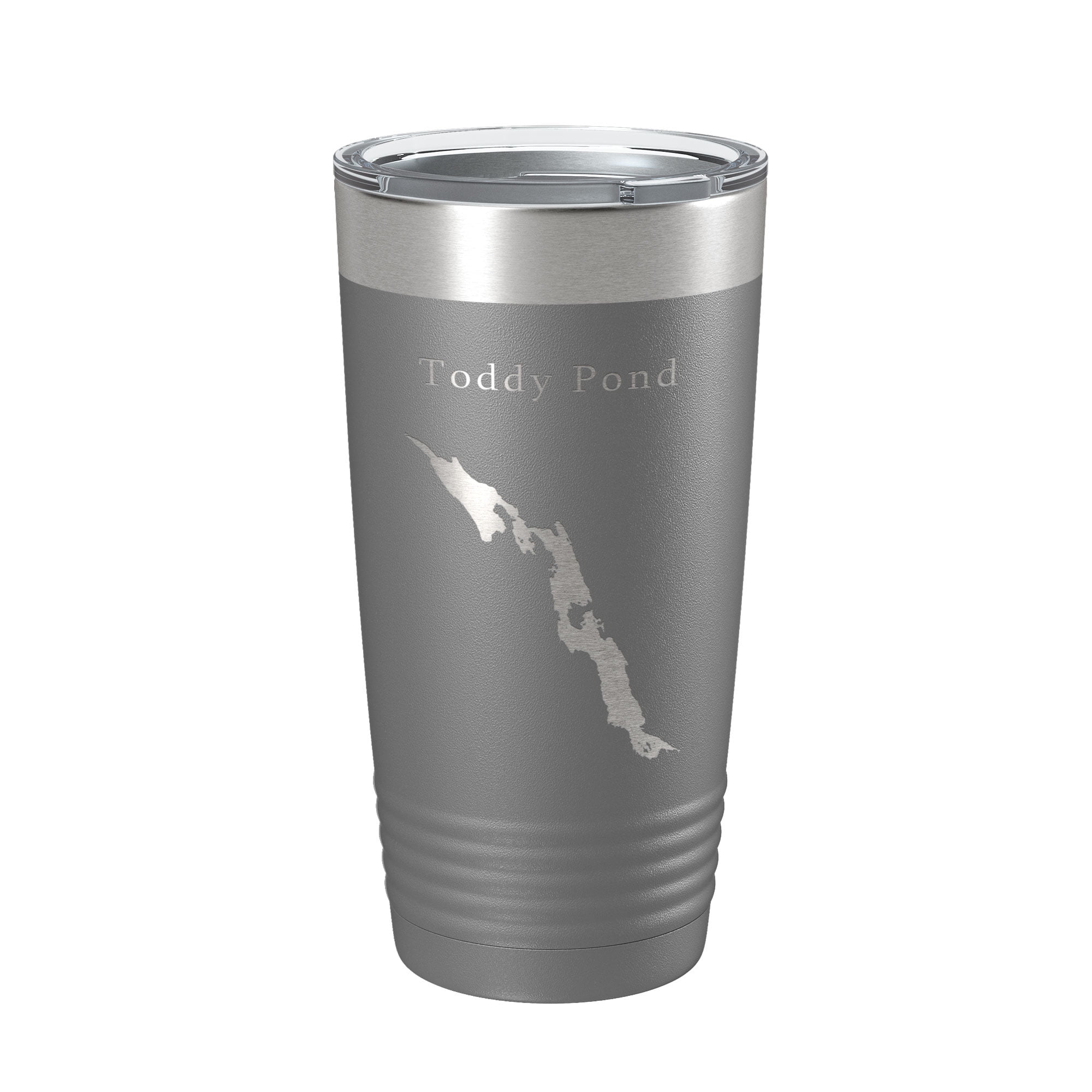 Toddy Pond Tumbler Lake Map Travel Mug Insulated Laser Engraved Coffee ...