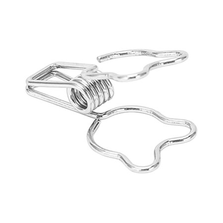 Binder Clip, Multi Functional 100pcs Cartoon Bear Hollow Design Paper ...