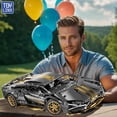 67129 Sports Car 1280PCS Building Blocks Toys Boys Or Adults Kits 1:14 ...