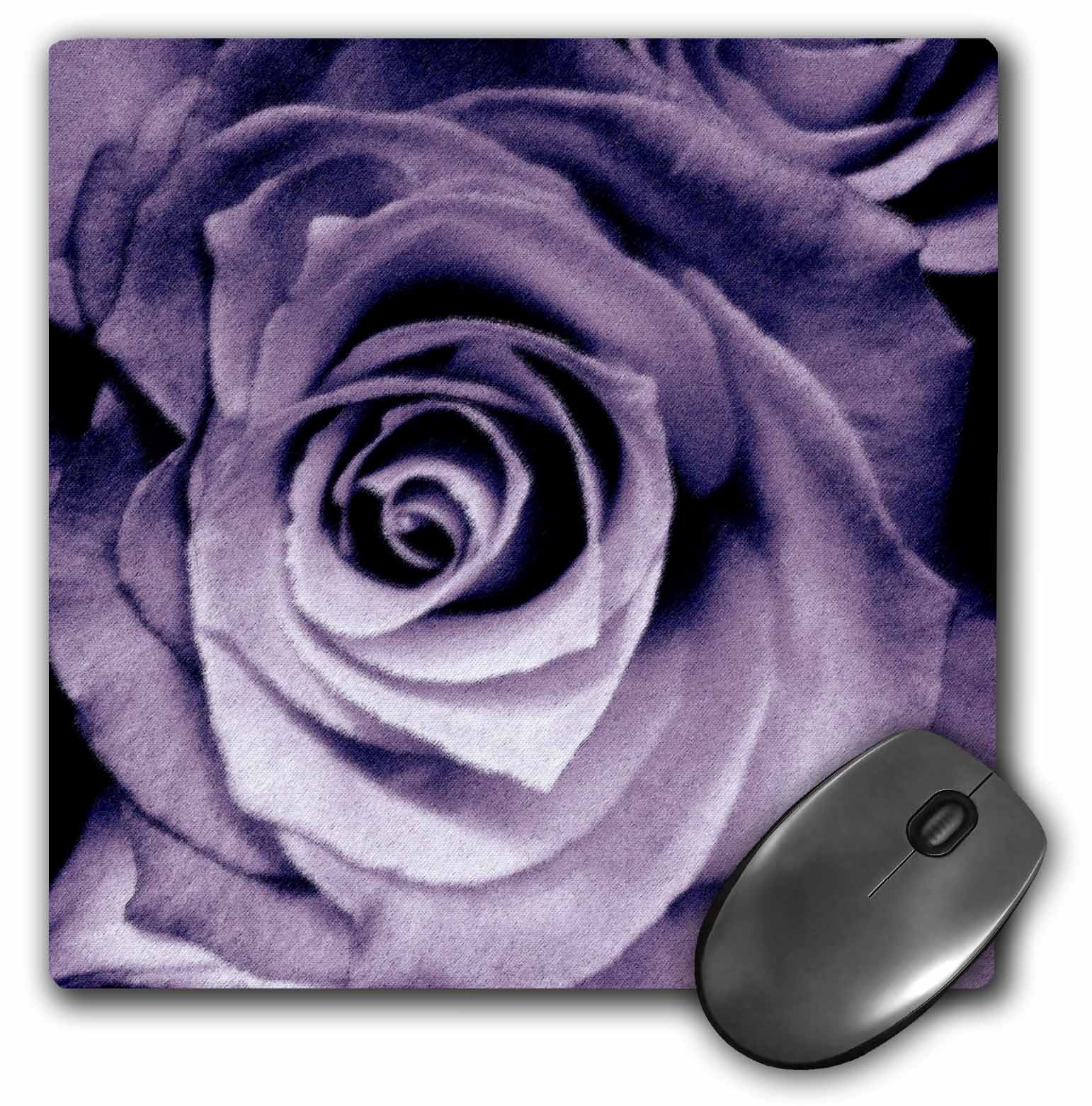 3dRose Lavender purple rose, Mouse Pad, 8 by 8 inches - Walmart.com