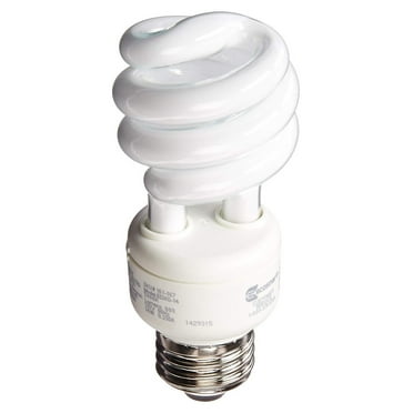 100-Watt Equivalent A21 Spiral Non-Dimmable E26 Base EcoSmart Compact ...