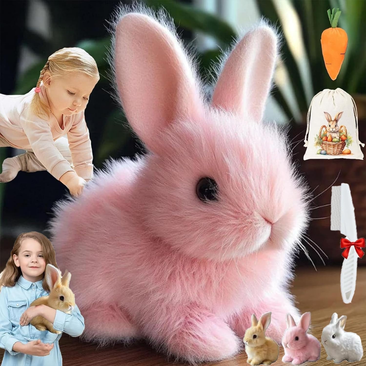 Fanyil Bunny Pal, Fanyil Bunnypal, Family Interactive Bunny Palm Pal ...