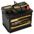 Autocessking Platinum AGM Battery, Group 47 Rechargeable Automotive ...