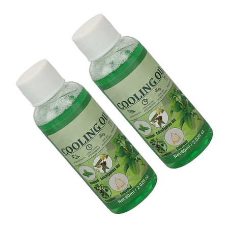 Essential Medicated Oil,2pcs 60ml Medicated Oil Spray Relief Refreshing ...