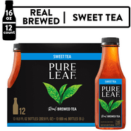 Pure Leaf Extra Sweet Tea Iced Tea, Bottled Tea Drink, 18.5 fl oz, 12 ...