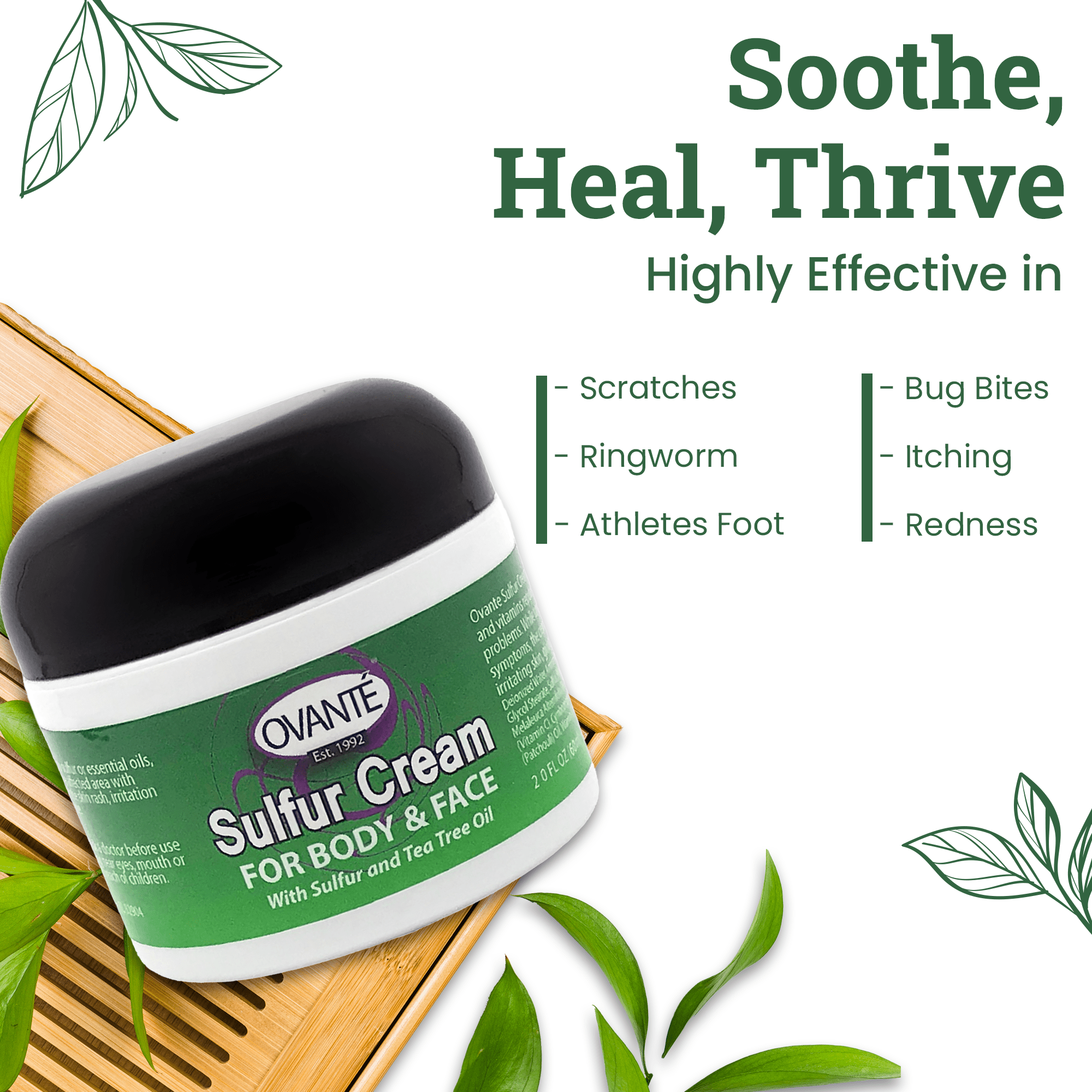 Sulfur Cream for Itchy Skin, Jock Itch, Athlete's Australia | Ubuy