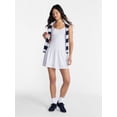 No Boundaries Lace Trim Tiered Mini Dress, Women's XXS-XXL - Walmart.com