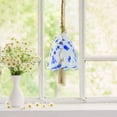 Colorful Polka-Dots Glass Wind Chime With Wooden Beaters Beach House ...