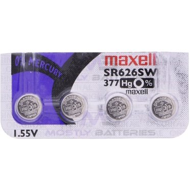 4 Energizer 377 376 Silver Oxide Watch Batteries SR626SW SR626W ...