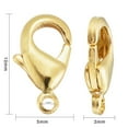 Brass Lobster Claw Clasps Parrot Trigger Clasps Nickel Free Golden ...