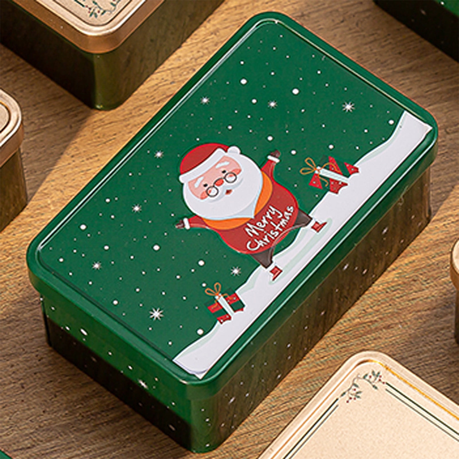 TopLLC Christmas Tinplate Box Stock Candy Packaging Box Ideas Gift Box ...