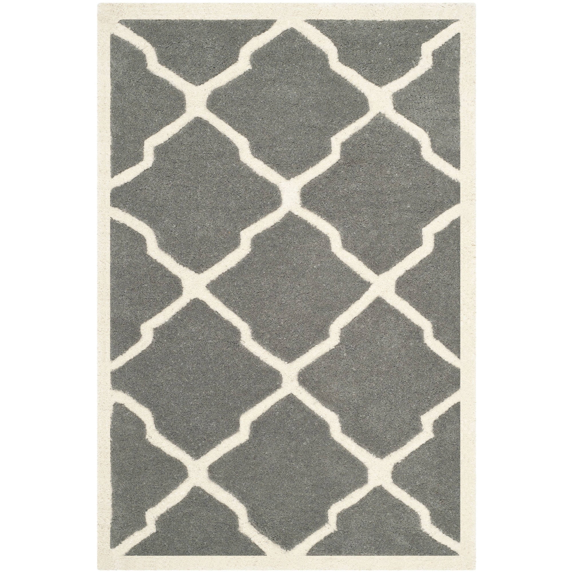 Safavieh Handmade Chatham Eppie Modern Moroccan Wool Rug Dark Grey safavieh-handmade-chatham-eppie-modern-moroccan-wool-rug-dark-grey