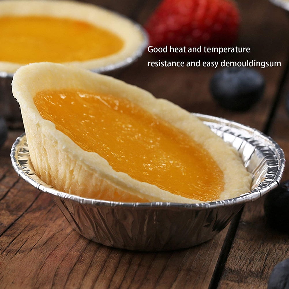Click here for Unbranded 100pcs Disposable Egg Tart Cups Tinfoil... prices