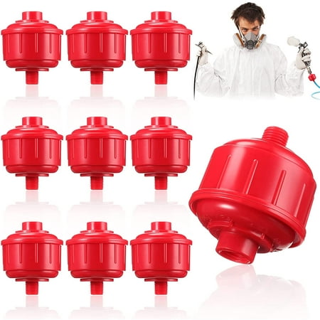 10 Disposable Spray Gun Filters Mini Air and Water Filters Paint Gun ...