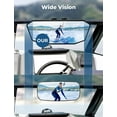 KEMIMOTO Upgraded Marine Boat Mirror - Perfect for Ski Boats, Pontoon ...