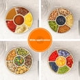 12" L-2pcs (White) Food Storage Divided Serving Tray - Walmart.com