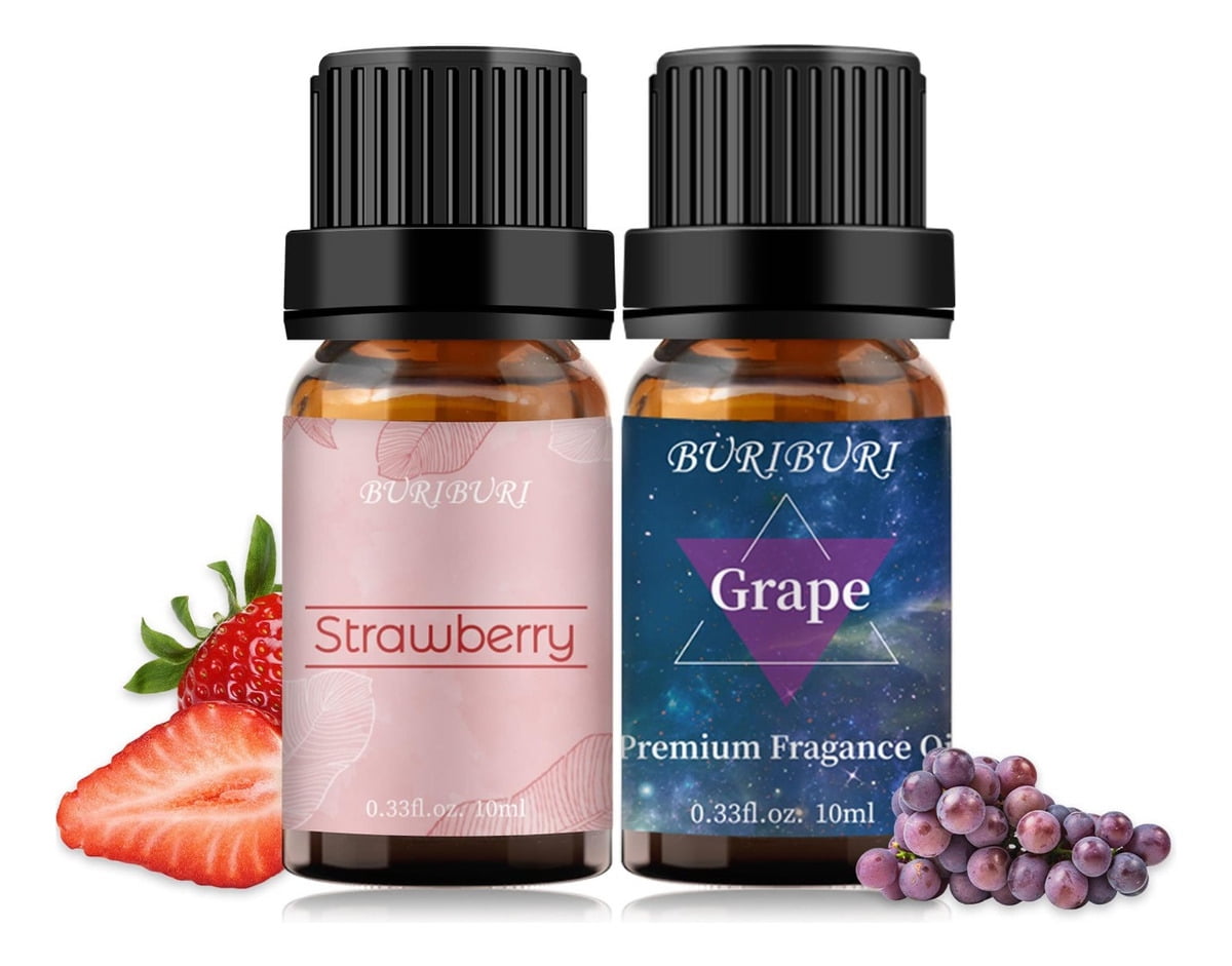 BuriBuri Grape, Strawberry Essential Oil 100% Pure, Natural, Organic ...