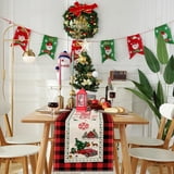 Indoor Holiday Kitchen Long Farmhouse Christmas Table Runner 13 x 72 ...
