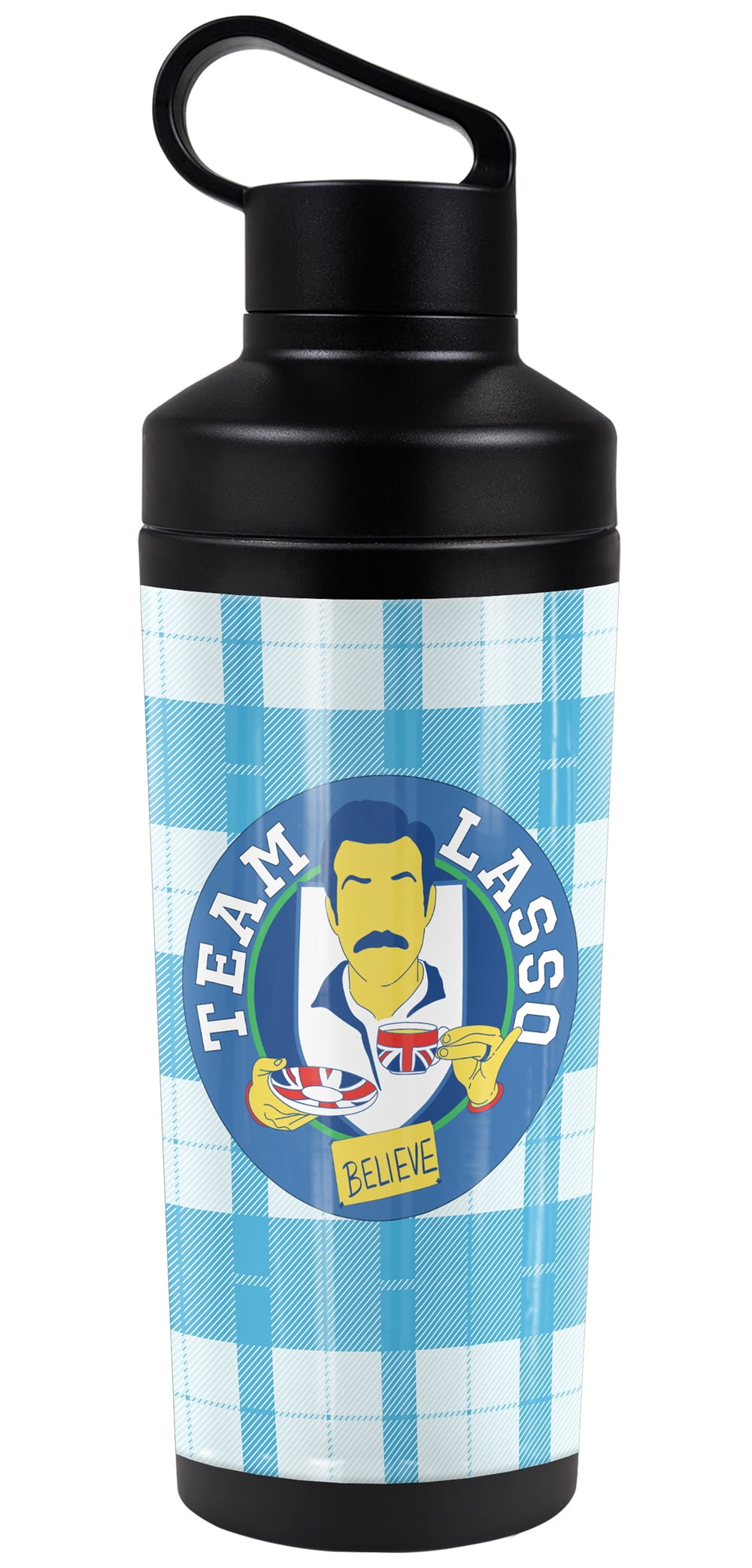 Ted Lasso Official Team Lasso Tartan 18 oz Insulated Water Bottle, Leak ...