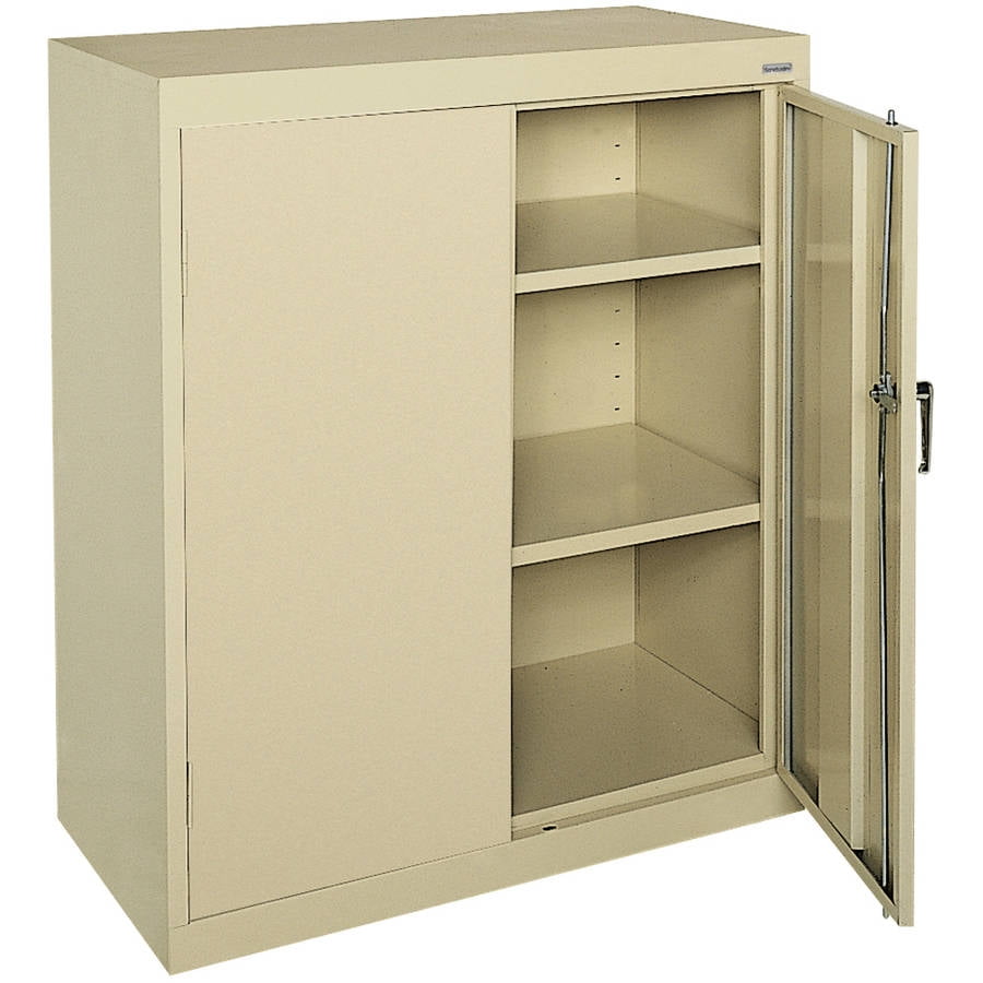 Classic Series 36"W x 42"H x 24"D Counter Height Storage Cabinet with ...