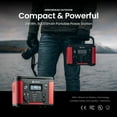ARROWHEAD OUTDOOR 296W Portable Power Station, Lithium, Solar Generator ...