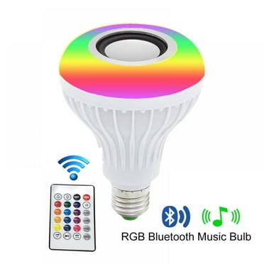 BFF Products Bluetooth Speaker Light Bulb Smart LED RGB Color Changing ...