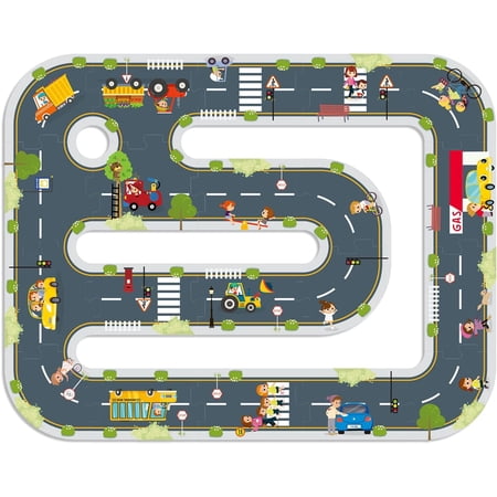 TOOKYLAND City Roads Floor Puzzle - 21pcs - Interactive Street Jigsaw ...