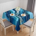 Cartoon Marble Texture Wave Bubble Table Cloth 60x60in, Waterproof ...