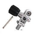 TUXING 4500Psi Scuba Diving DIN/YOKE Tank Valve for Scuba and Snorkel ...