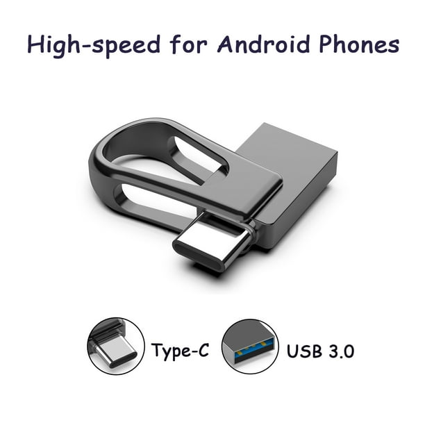 USB C Flash Drive 64GB for Android Phones OTG Samsung External Storage ...