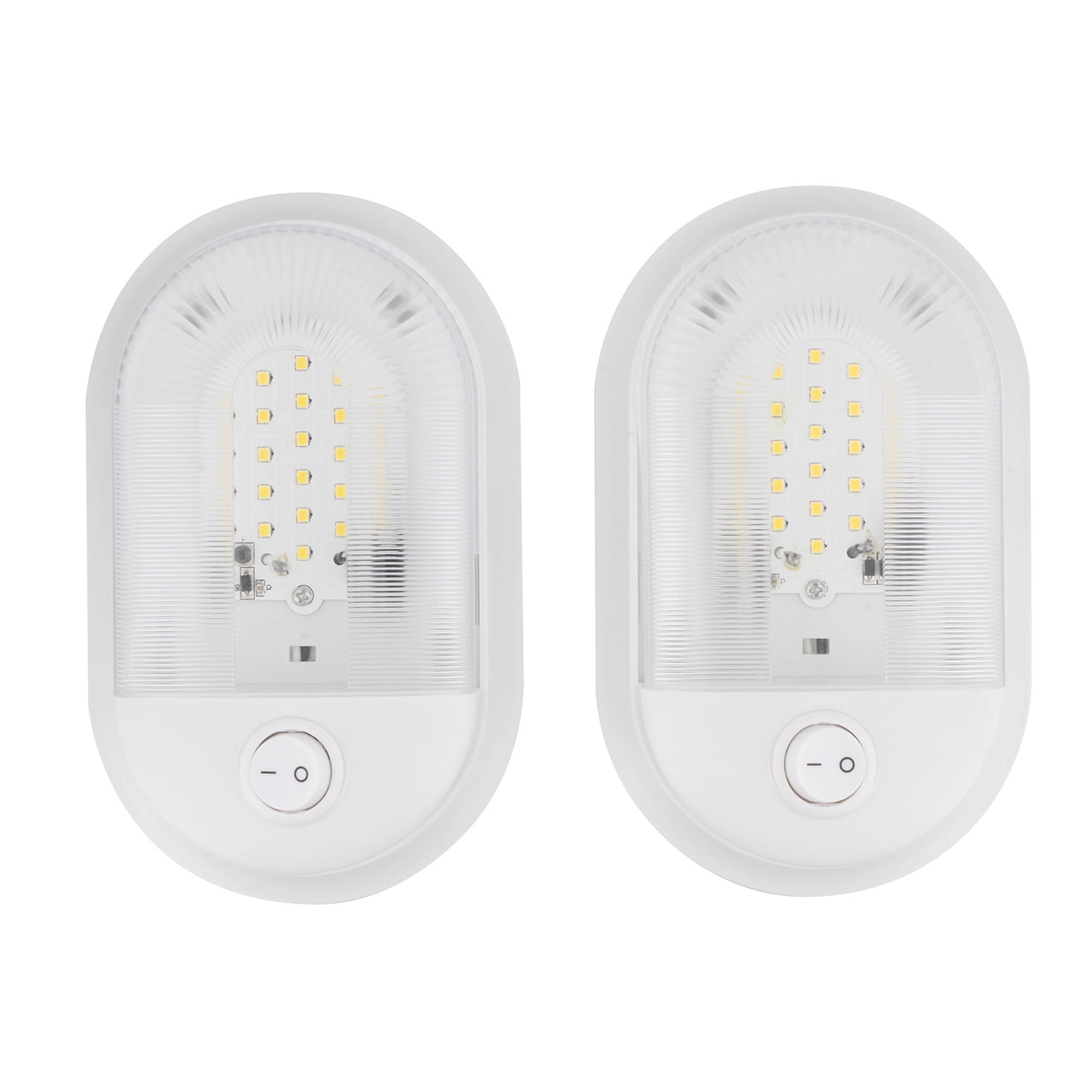 Dumble 12 Volt RV Light Fixtures - Single Dome Interior LED Lights ...
