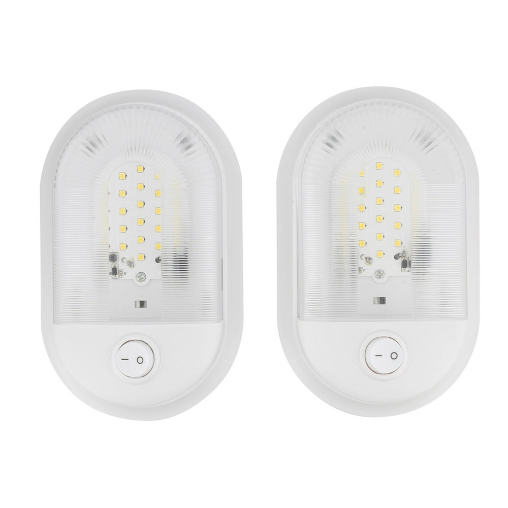 Dumble 12 Volt RV Light Fixtures - Single Dome Interior LED Lights ...