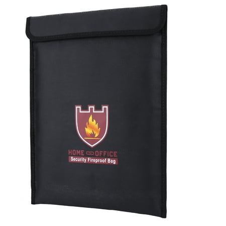 TOPINCN 1PC Double Sided Fireproof Bag Fire Water Resistant Pouch for ...