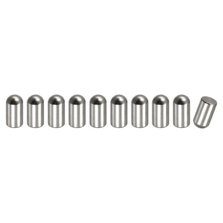 10x16mm Dowel Pins, 10 Pack Round Head Flat Chamfered End Dowel Pin ...
