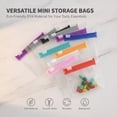 7 Color Reusable Pill Pouches for Travel, Clear EVA Zippered Medicine ...