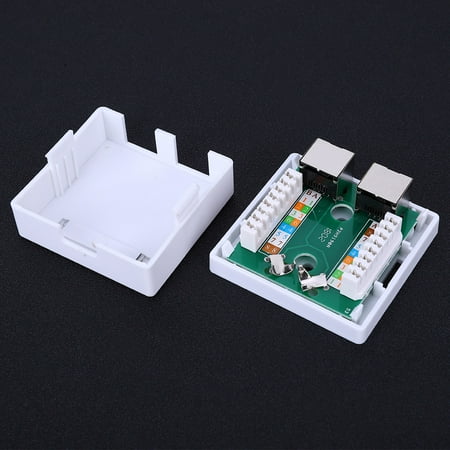 Keystone Jack Box, Electronic Component Wall Connector Adapter, 5 ...