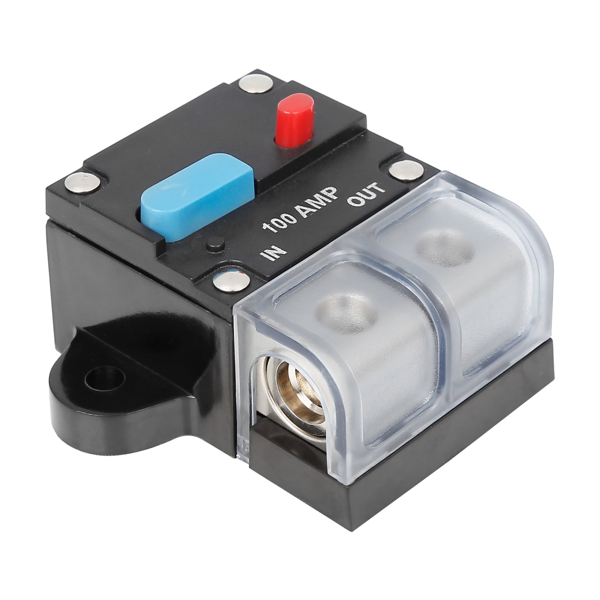 Black Fuse Holders Inverter Circuit Breaker Inline Protector 100A for ...