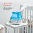 Cool Mist Humidifiers for Bedroom - 2.2L Water Tank, Baby, Office ...