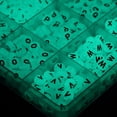 1450 count Letter Beads, Alphabetical Glowing in The Dark Beads in 28 ...