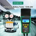 DUOYI DY2015C Auto & Truck Battery Analyzer: 12V-24V Lead-Acid Battery ...