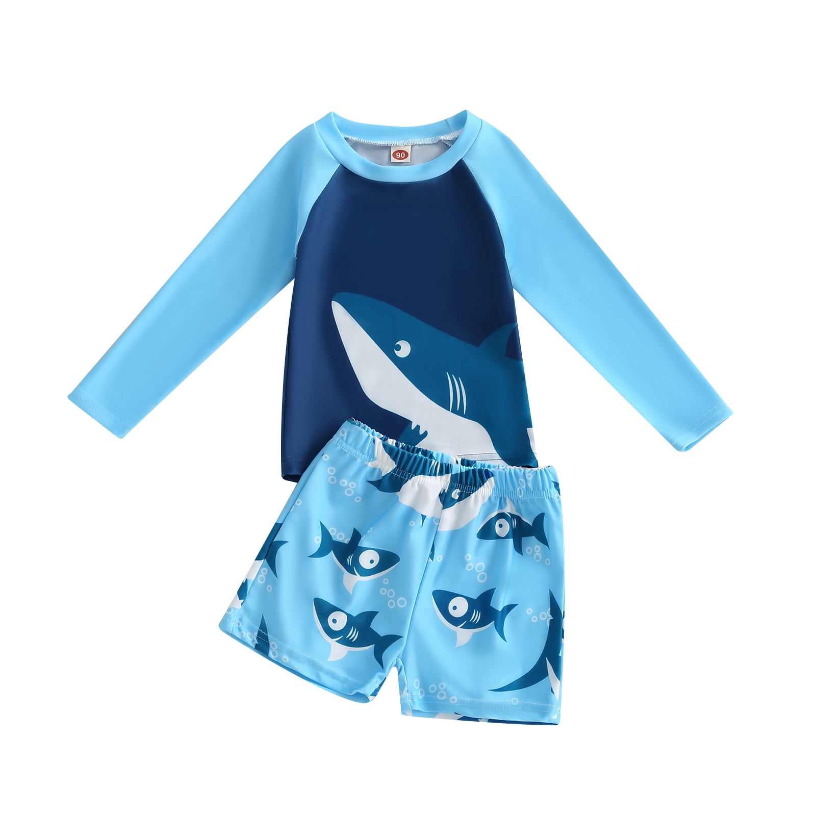 Kids Baby Boys Rash Guard 3Pcs Swimsuit Set 2Y 3Y 4Y 5Y 6Y 7Y Cartoon ...