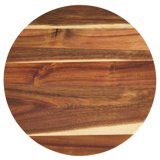 Acacia Wood Round Cake Stand (12.75 in), Elegant Serving Platter for ...