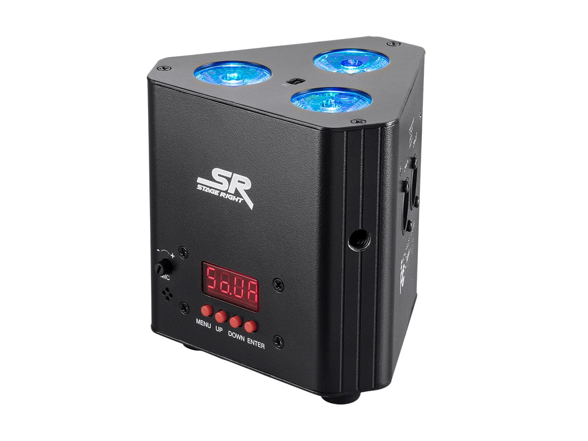 Monoprice Truss Wash Up Light PAR Light With IR (RGB), 3 Watt, x 3 LED ...